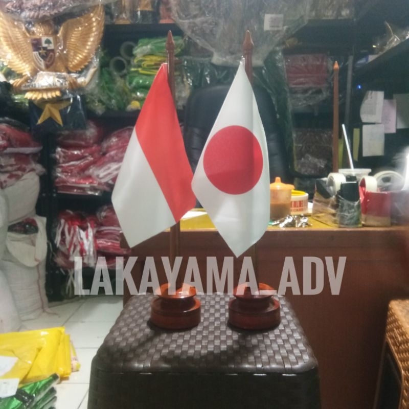 INDONESIAN table flag JAPANESE flag vandel pole | Shopee Philippines
