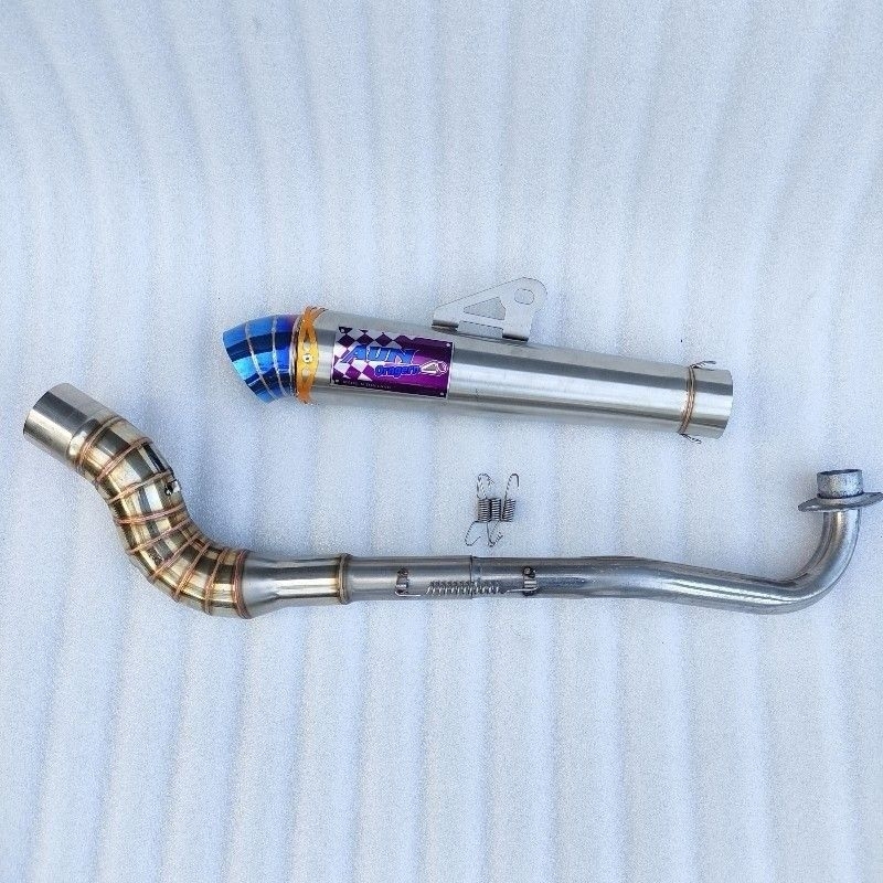 Aun Conical Pipe 51mm Full set for smash 115 Wave 100 110 Xrm Rusi ...