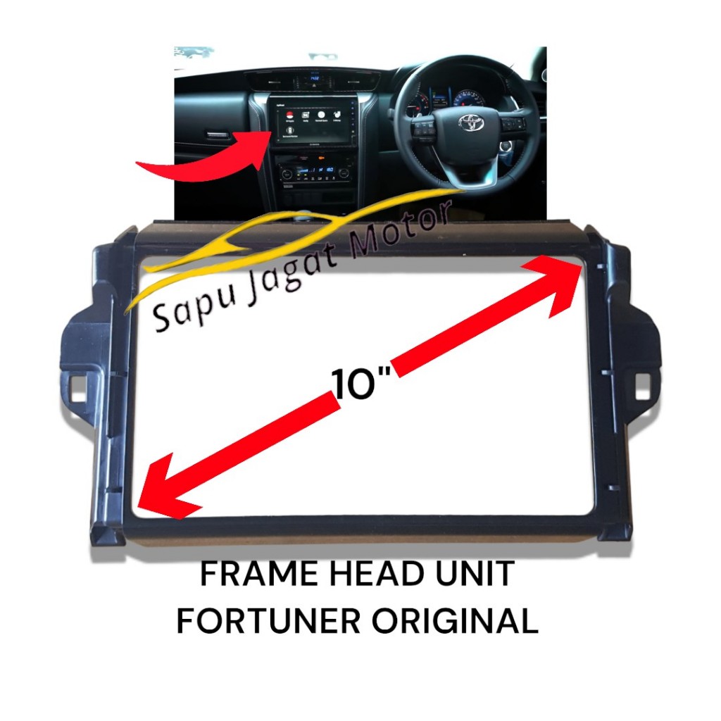 Fortuner GR Original Head Unit Frame | Shopee Philippines