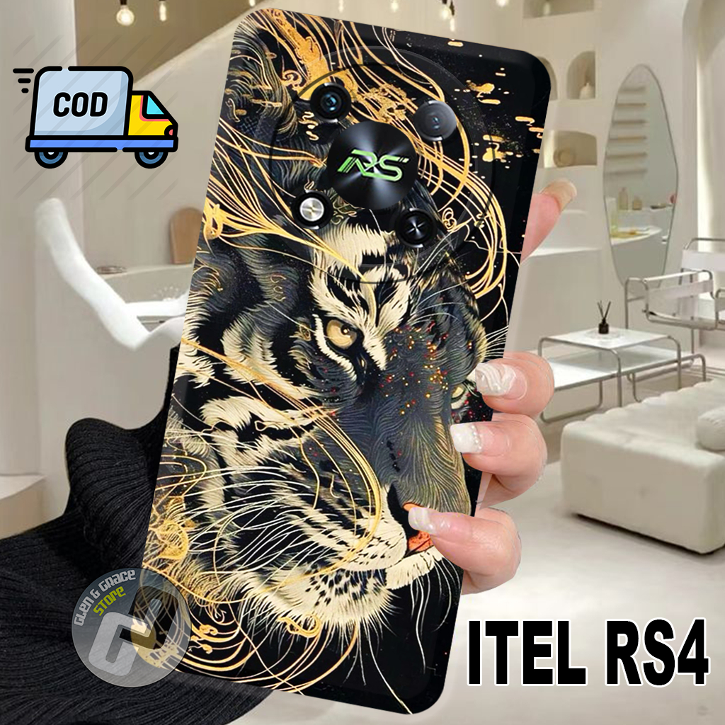 G25 - Latest itel RS4 2024 Case - softcase pro camera - DRAGON motif ...