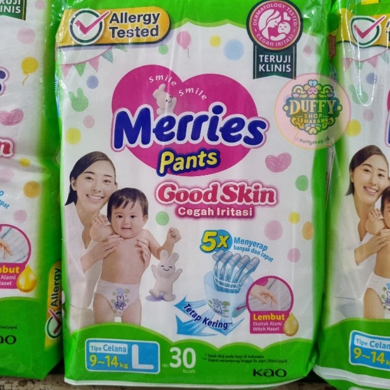 Merries PANTS L Contains 30 PANTS Diapers (1 BALL) | Shopee Philippines