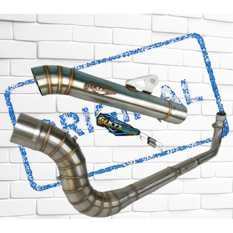 Gaok exhaust super open pipe Canister end BIG elbow for Xrm 125/Xrm 110 ...