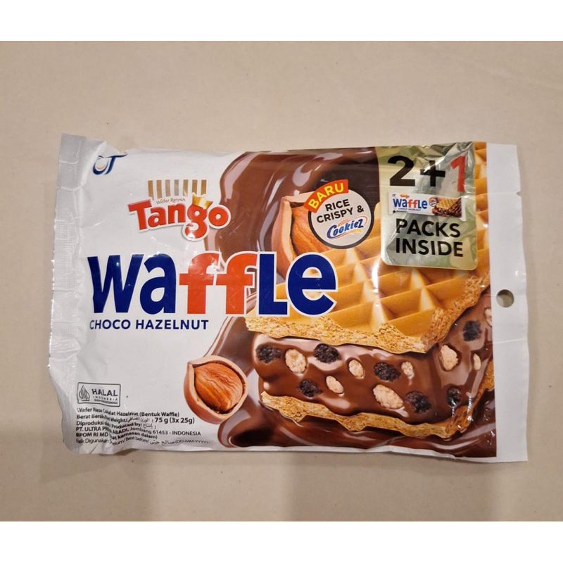 Tango WAFFLE choco Hazelnut (2+1)x25gr pack | Shopee Philippines
