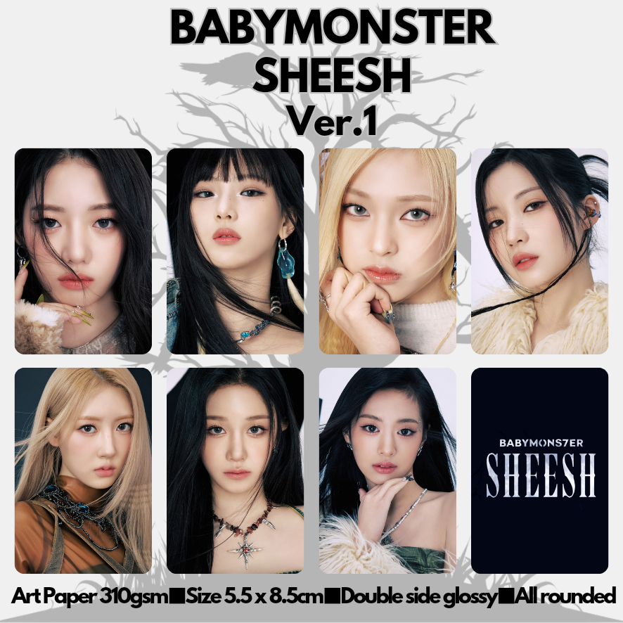 [KUKIRA] Photocard BABYMONSTER SHEESH 1st Mini Album | Shopee Philippines