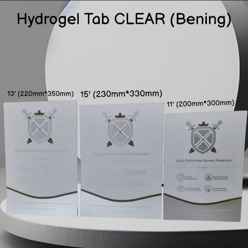 Xtra Hydrogel Material Special for 13 Inch Size Tablets | Shopee ...