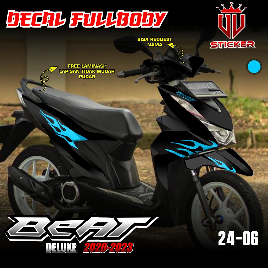 Full Body Decal Sticker for Honda Beat Deluxe Street 2020 2021 2022 ...
