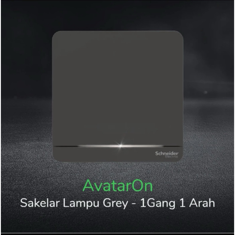 Avatar DARK GRAY ENGINEERING SWITCH/ SCHNEIDER AVATAR DARK GRAY SINGLE ...