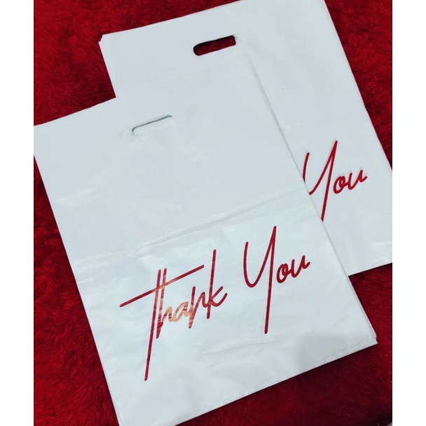 Code N89X 5pcs 3x4 Plastic Grocery Plastic Packaging Plastic thank you ...