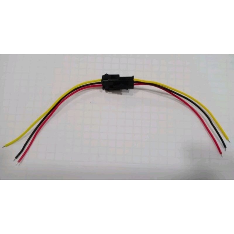 3P Cable Male Female Cable Terminal Socket 3 Pin Connector SM Socket EL ...