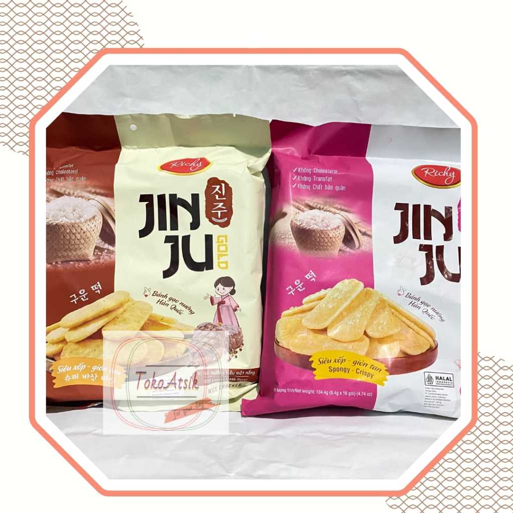 JIN JU SNACK IMPORTED RICHY JINJU RICE CRACKERS 100 - 134 g, available ...