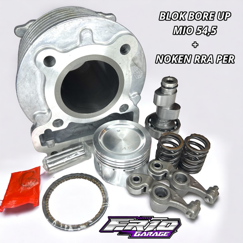 Block bore up mio 54.5 130 cc 135 cc set Just Plug In Pnp mio sporty ...