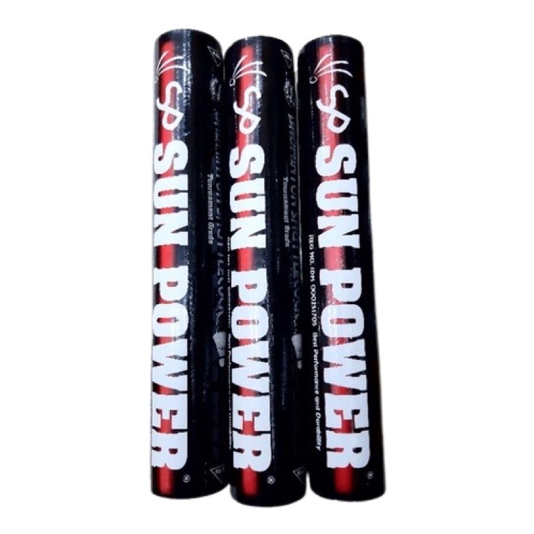 CODE O93S Shuttlecock SUNPOWER Sun Power Racket Ball contents 12 ...