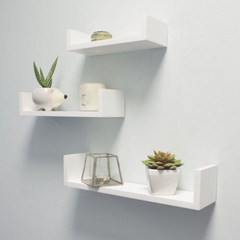 Wall Shelf Without Drilling Minimalist Aesthetic Room Decoration ...