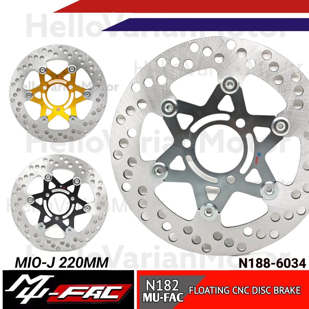 Manchan Speed - Front Disc Disc MUFAC Floating Disc Mio J 3 Holes 220mm N188 | Shopee Philippines