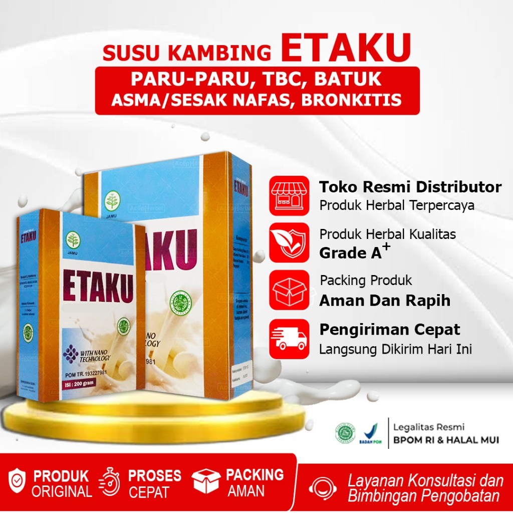 Etaku Milk For Tb Lung Health, Cough, Bronchitis, Asthma, Shortness Of ...