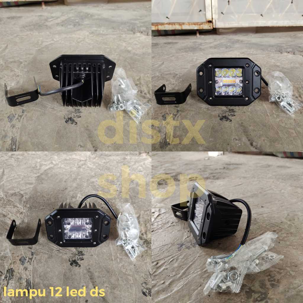 12LED DS REFLECTOR LIGHT SUPERMOTO MOTOCROSS TRAIL SHOOTING LIGHTS ...