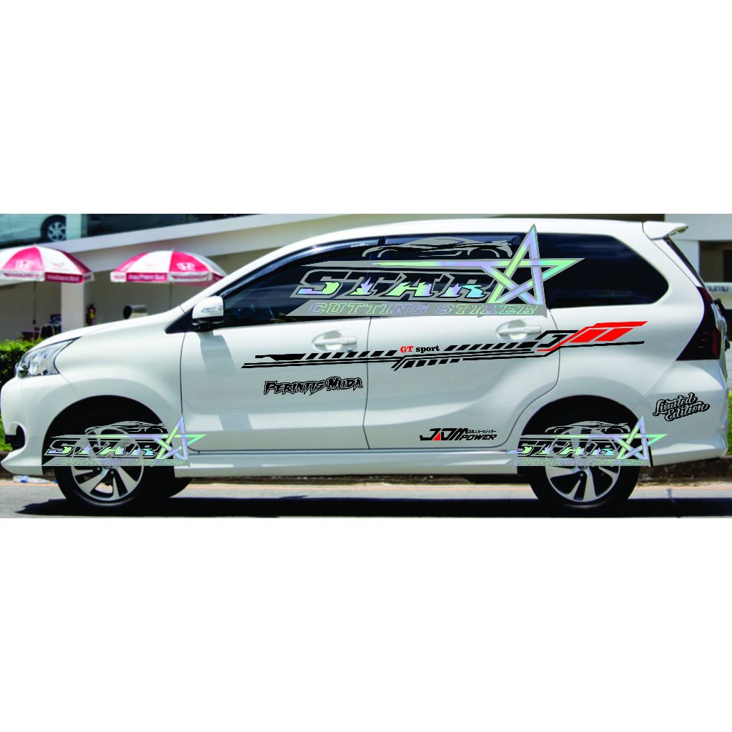 Toyota AVANZA VELOZ SIGRA AYLA CUSTOM TEXT CAR STICKER | Shopee Philippines