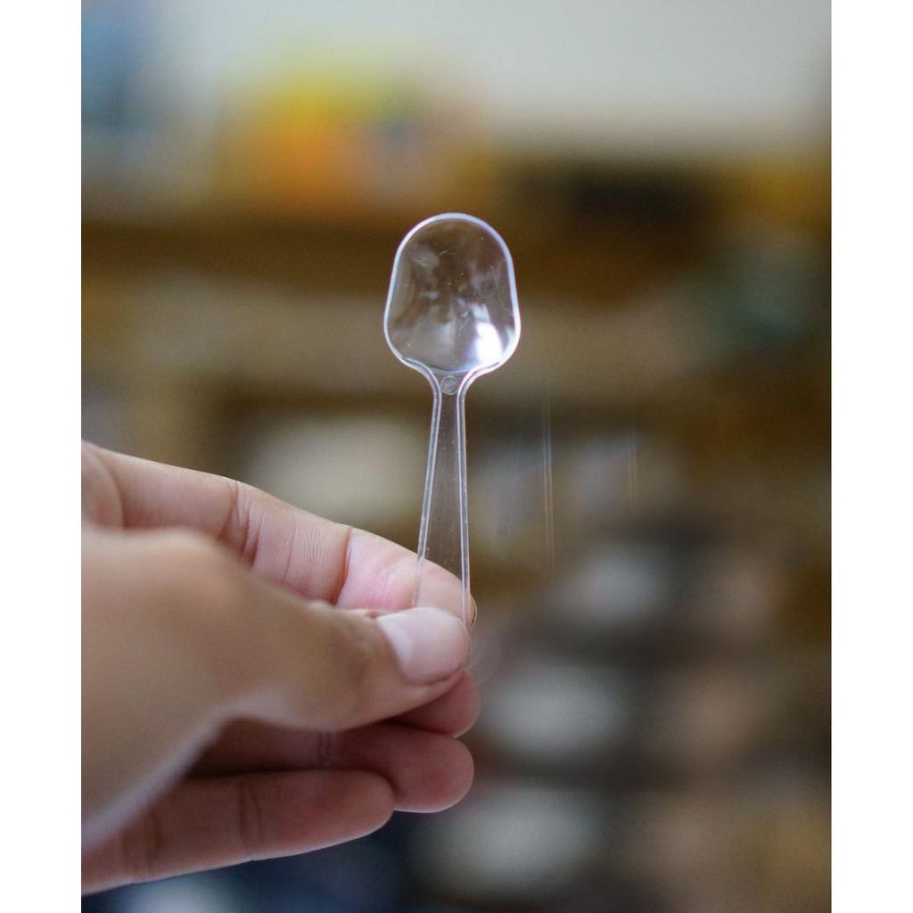 Magic Clear Agar Pudding Spoon contains 50 pcs | Shopee Philippines