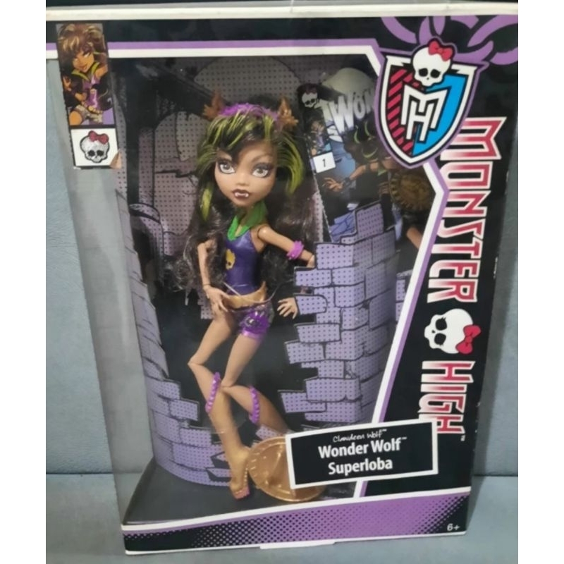 Monster high Clawden Wolf Wonder Wolf Superloba | Shopee Philippines