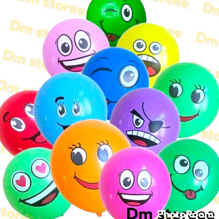 Daily 1pk latex emoticon smile Balloons Birthday Balloons Party ...