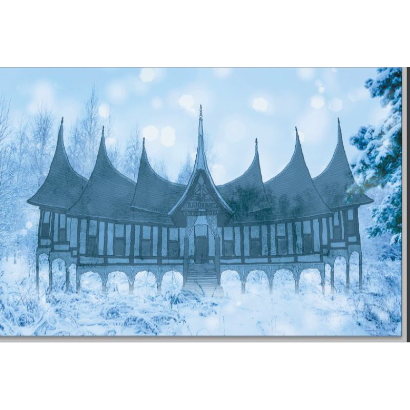 Picture Of The Nuances Of The padang Of The Traditional minang House ...