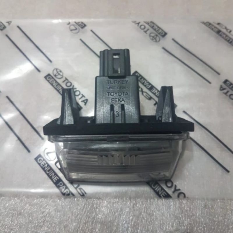 Sienta Vios Yaris Etios Luggage Rear License Plate Light Original Oem ...
