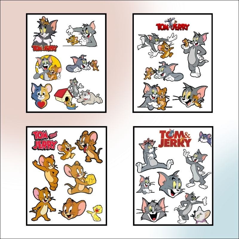 TOM AND JERRY STICKERS SET | Shopee Philippines