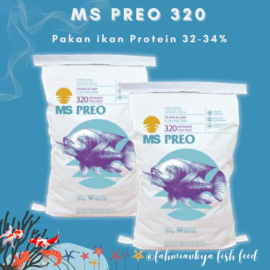 Ms PREO 320. Fish Feed | Protein Fish Feed 33-34% Packaging 1kg And ...