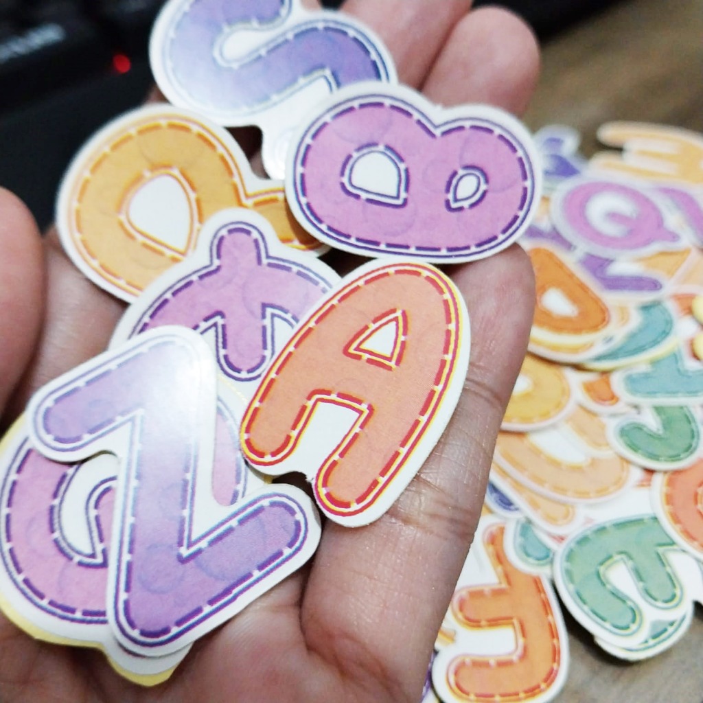 26pcs CUTE Capital Alphabet Stickers | Shopee Philippines