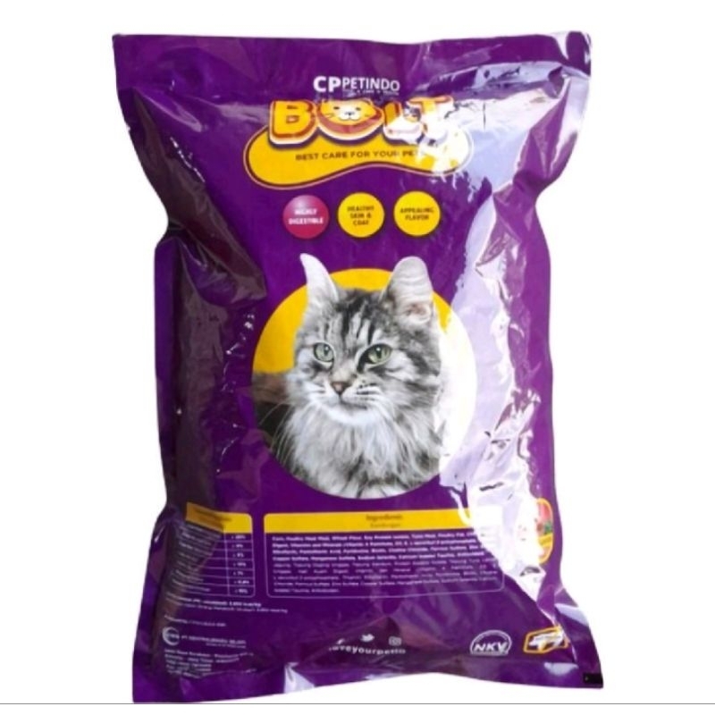 Bolt repack cat food 1kg And 500gram dry cat food tuna donut salmon ...