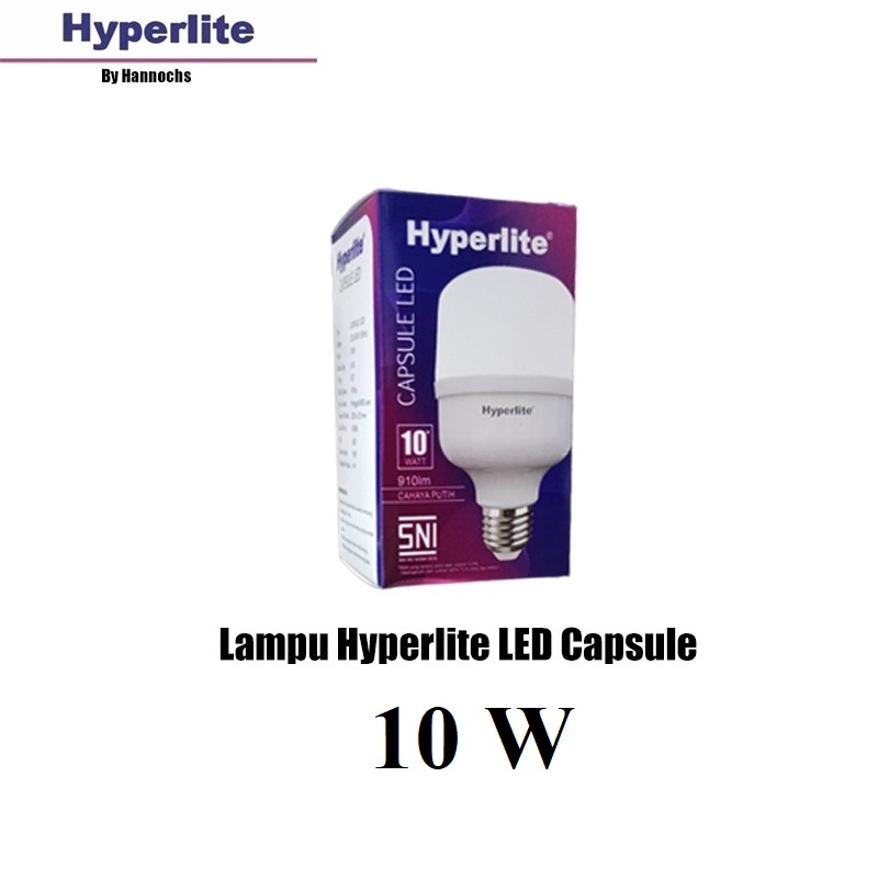PUTIH CAHAYA Hyperlite LED Capsule Lamp 10Watt Original White Light ...