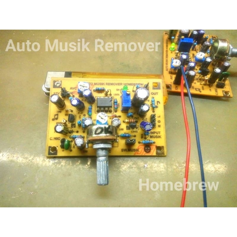 Kit AUTO MUSIC REMOVER STEREO / MONO + PRE AMP MIC CONDENSER | Shopee ...