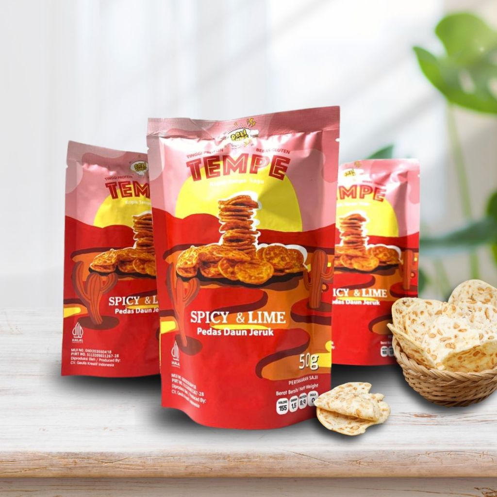 Tempeh Chips by Geli Chips Crispy Round Tempe Chips Rich In Seasoning ...