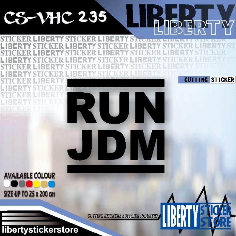 Run jdm cutting sticker | Run jdm cutting stickers | Cutting sticker ...