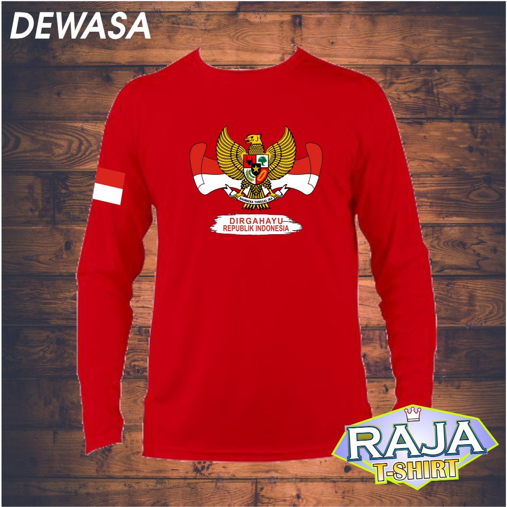 DIRGAHAYU MIDDLE GARUDA T-SHIRTS REPUBLIC OF INDONESIA HUT RI AUGUSTAN ...