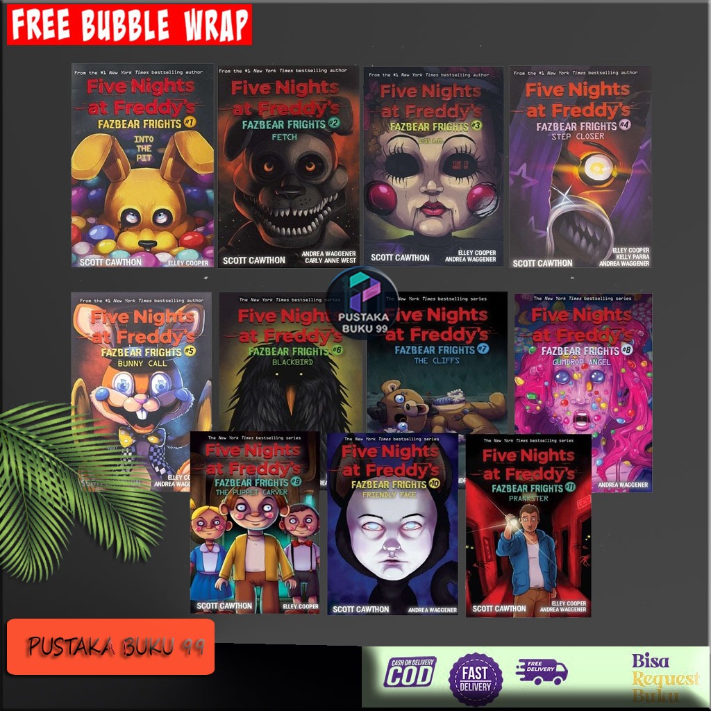 Fazbear Frights (1-12 Books): Five Nights at Freddy's Series | Shopee ...