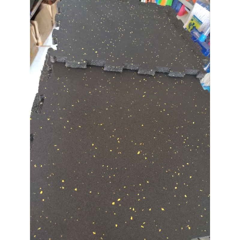 Gym Floor Rubber Mat Gym Mat Puzzle 2 cm thick | Shopee Philippines