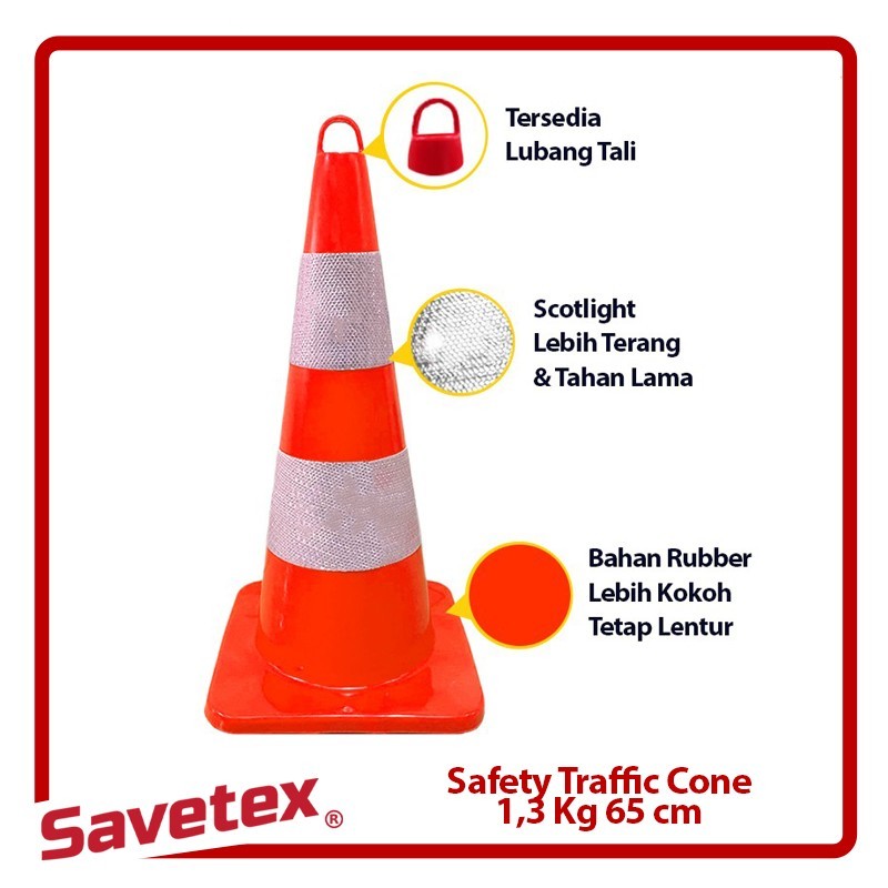Safety Traffic Cone/Traffic Cone 1.3 Kg 65cm/With Handle | Shopee ...