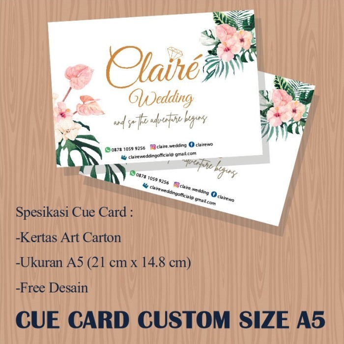 Acrylic MC CUE CARD Q CARD EVENT BRINGING EVENTS | Shopee Philippines