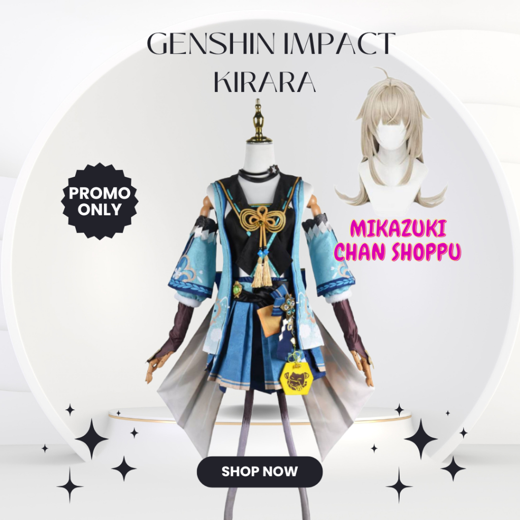 Wudu Costume Set Anime Cosplay Inazuma Kirara Genshin Impact Anime ...