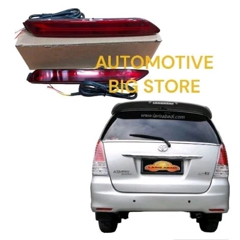 Rear bumper led lights for the Old Innova New 2008 - 2015 | Shopee ...