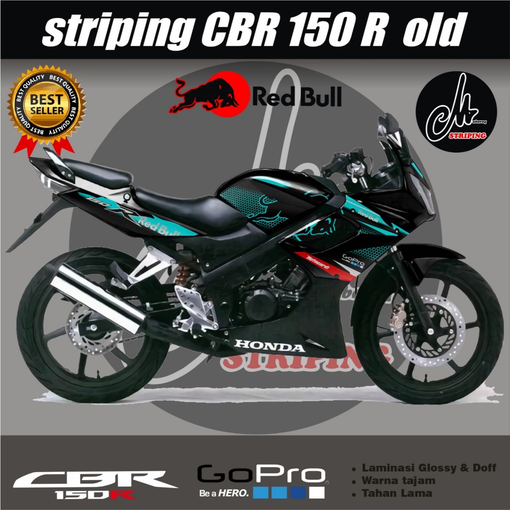 Honda Cbr150 Old Motorcycle Striping/Old Cbr150 Decal Sticker/Variation ...