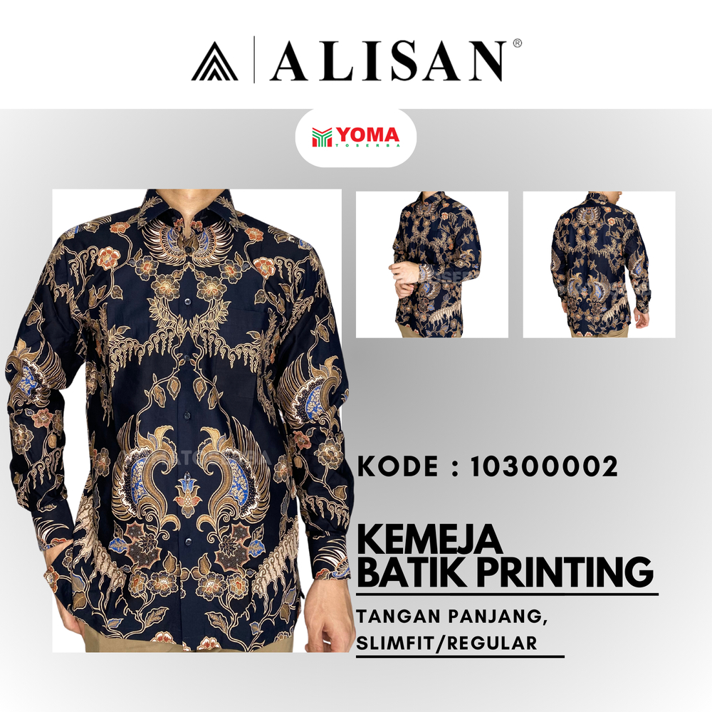 KEMEJA Batik PRINTING ALISAN SHIRT (LONG SLEEVES) | Shopee Philippines