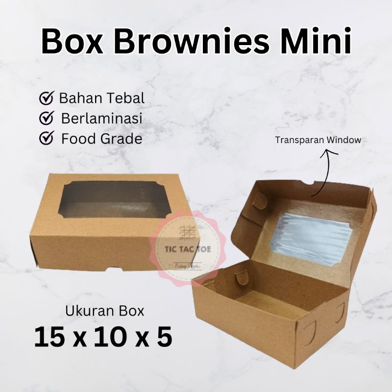 15x10x5 Brownies Box/Mini Brownies Box/Brownies Box/Cake Cardboard ...