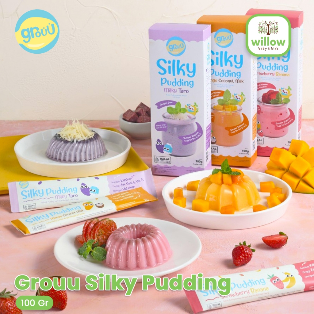 Snack Ingredients - Grouu Silky Pudding 100Gr | Shopee Philippines