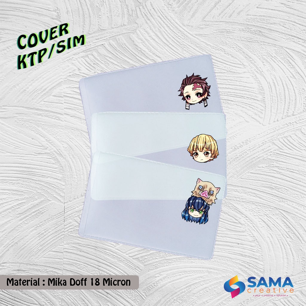 Demon Slayer - Unique Character KTP / SIM Cover - Mica Plastic Cover ...