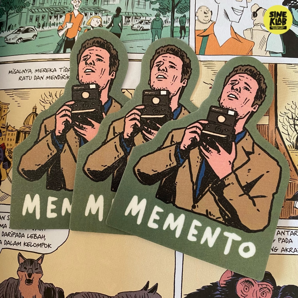 Sineklab - MEMENTO Sticker - Film / Movie / Cinema / Series / Laptop ...