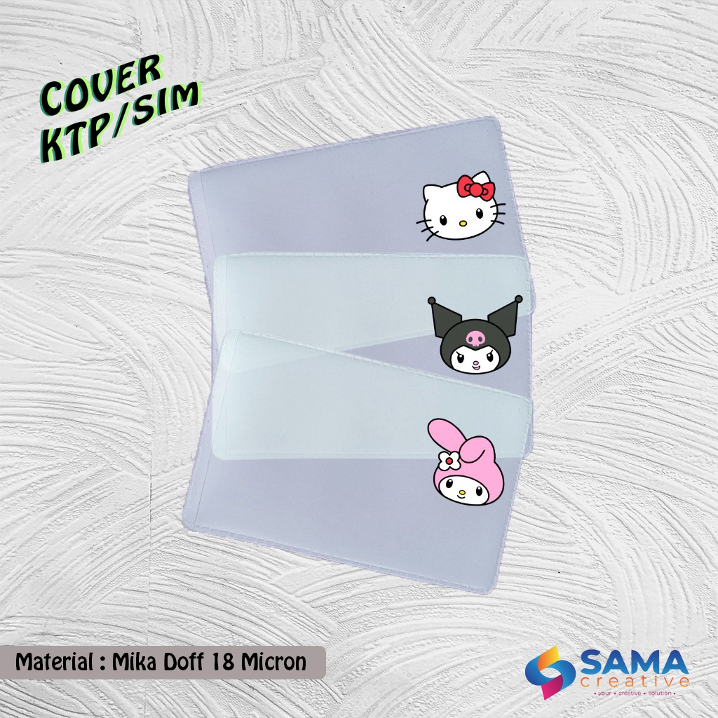 Sanrio - Unique Character KTP/SIM Cover - Mica Plastic Cover Hello ...