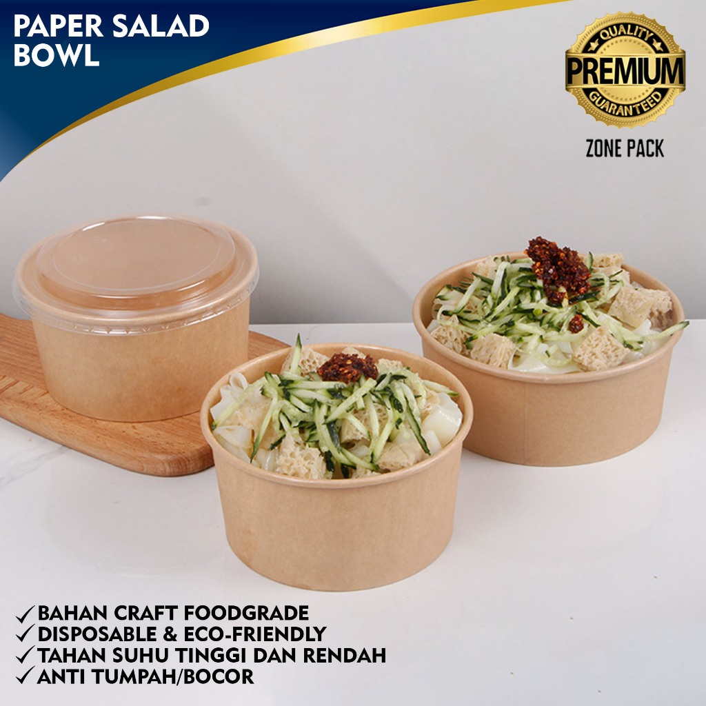 Paper Bowl Salad | Paper Rice Box | Brown Kraft Paper Bowl | Paper Bowl ...