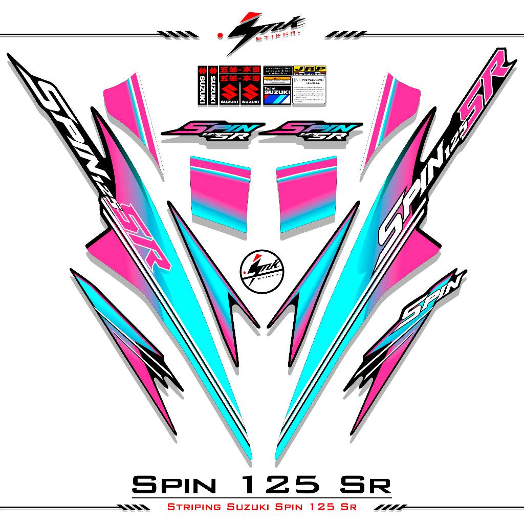 Striping SPIN 125 SR MOTIF 15 / SPIN 125 / SR / SPIN / STICKERS ...